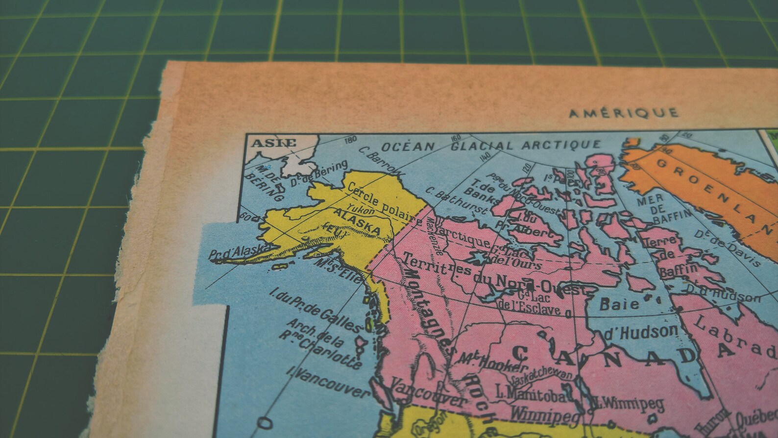 1956 Vintage Map of the Americas - Etsy