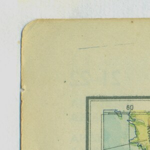 1952 Vintage North America Map - Etsy