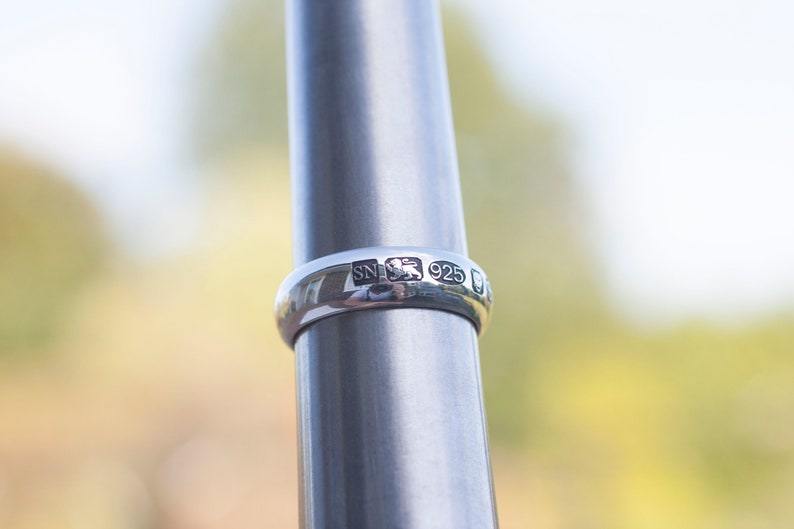 Hallmarked Silver Ring London Hallmark Ring UK Hallmark | Etsy UK