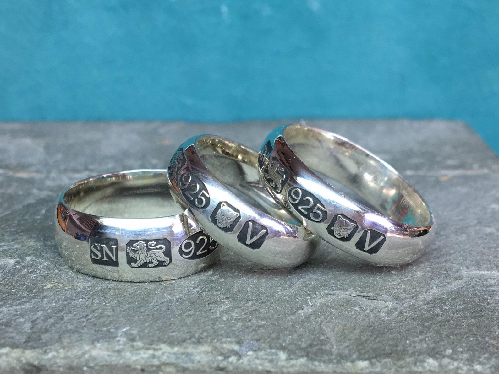 Hallmarked Silver Ring London Hallmark Ring UK Hallmark - Etsy UK