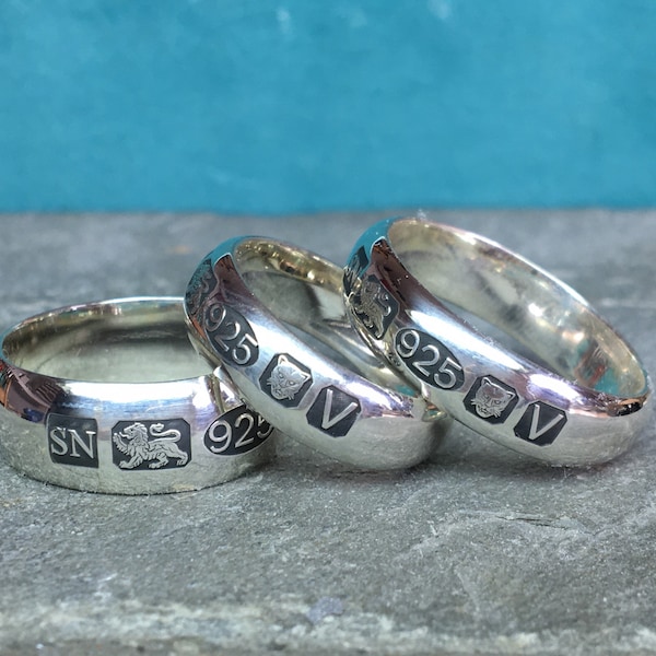 Hallmarked Ring - Etsy