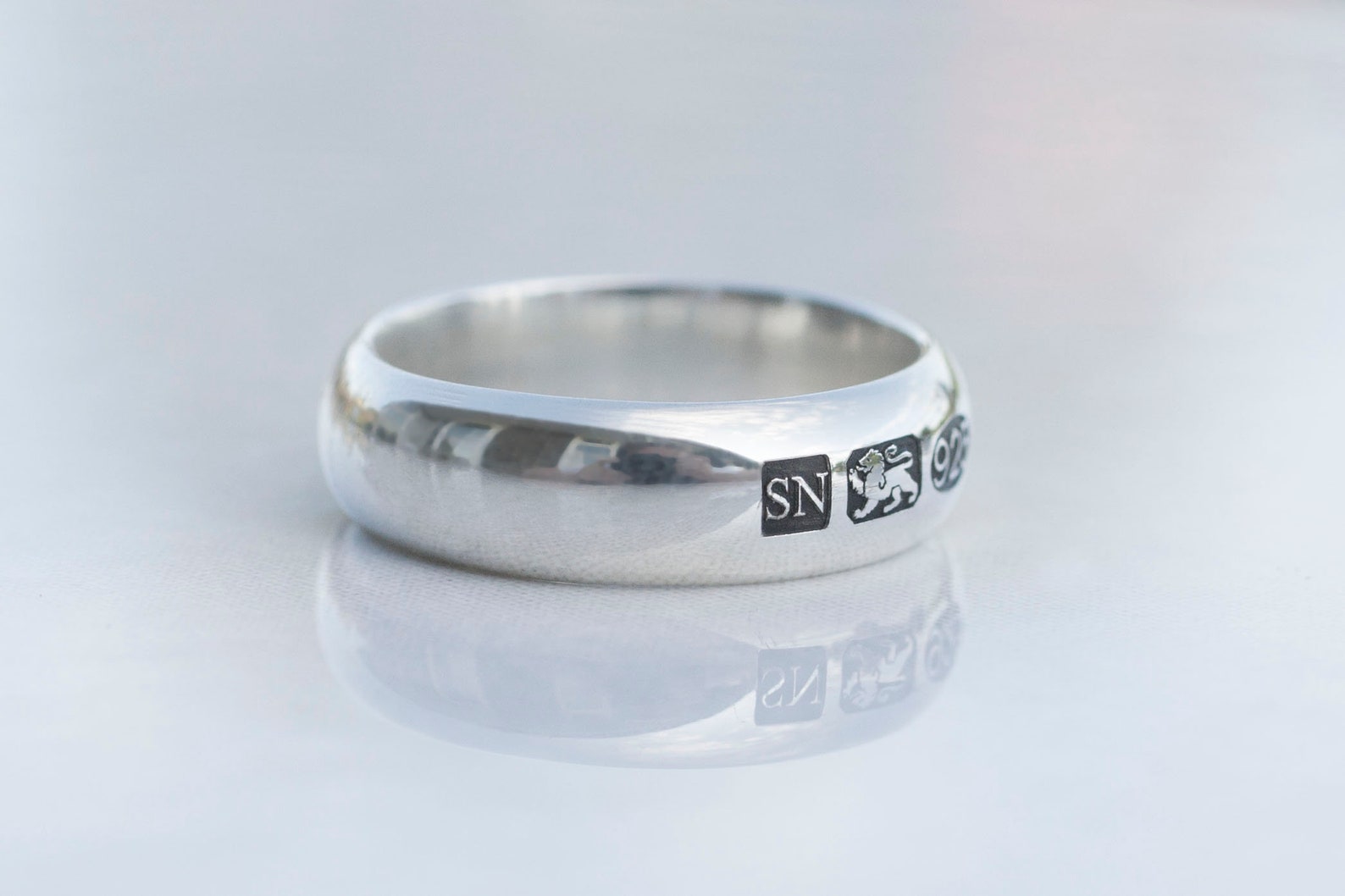 Hallmarked Silver Ring London Hallmark Ring UK Hallmark - Etsy