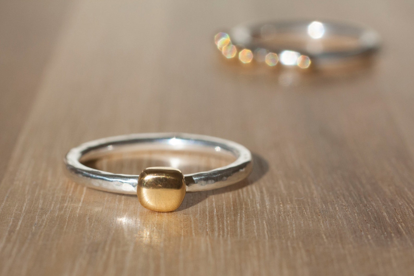 Gold Ring Gold and Silver Ring Gold Jewellery Gold Jewelry - Etsy UK