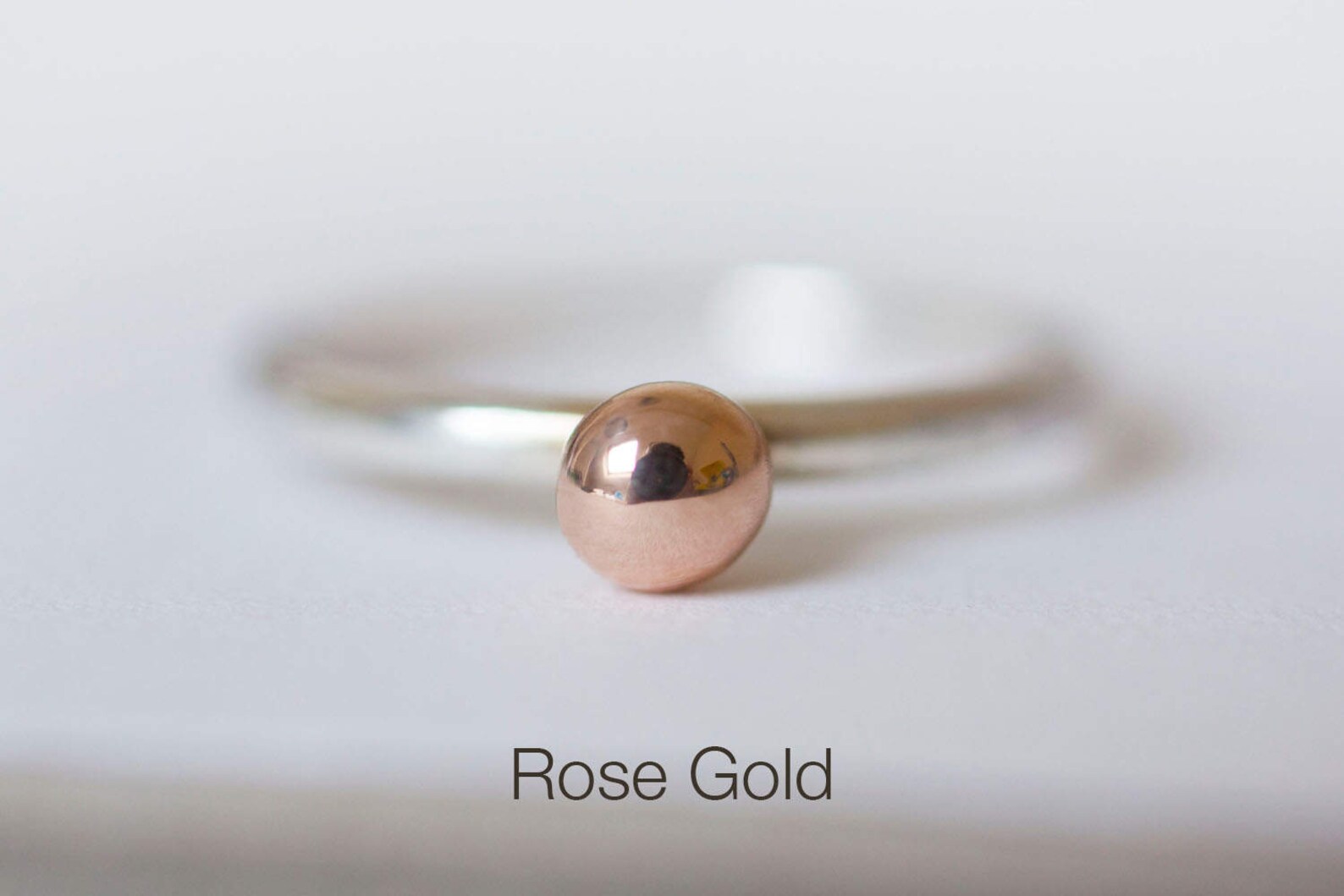Gold and Silver Ring Rose Gold Ring Rose Gold Jewellery - Etsy UK
