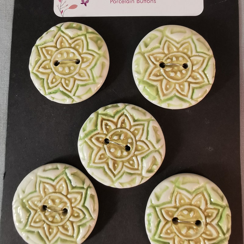 Porcelain Buttons - Etsy