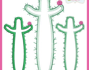 Cactus Applique - Etsy