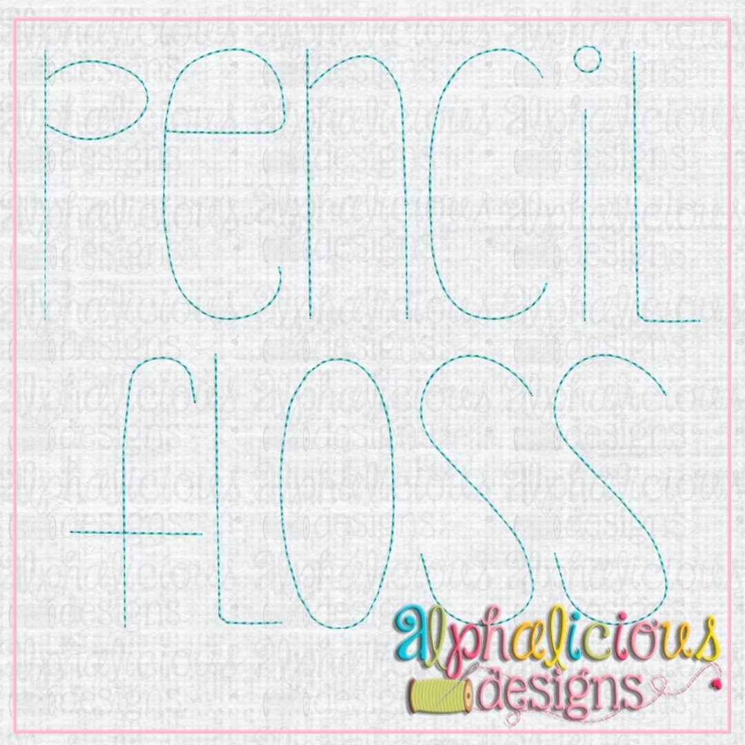 Pencil Floss Font - Etsy