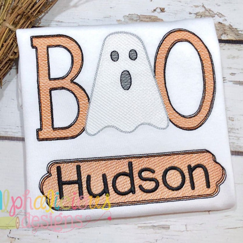 Boo Machine Embroidery - Etsy