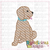 Puppy Embroidery - Etsy
