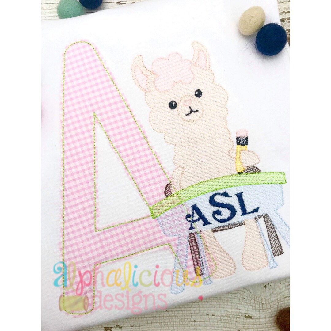 Learning Llama 2 - Sketch - Embroidery Design - Instant Download - 5 ...