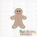 Gingerbread Boy - MINI Sketch Embroidery Design - Etsy