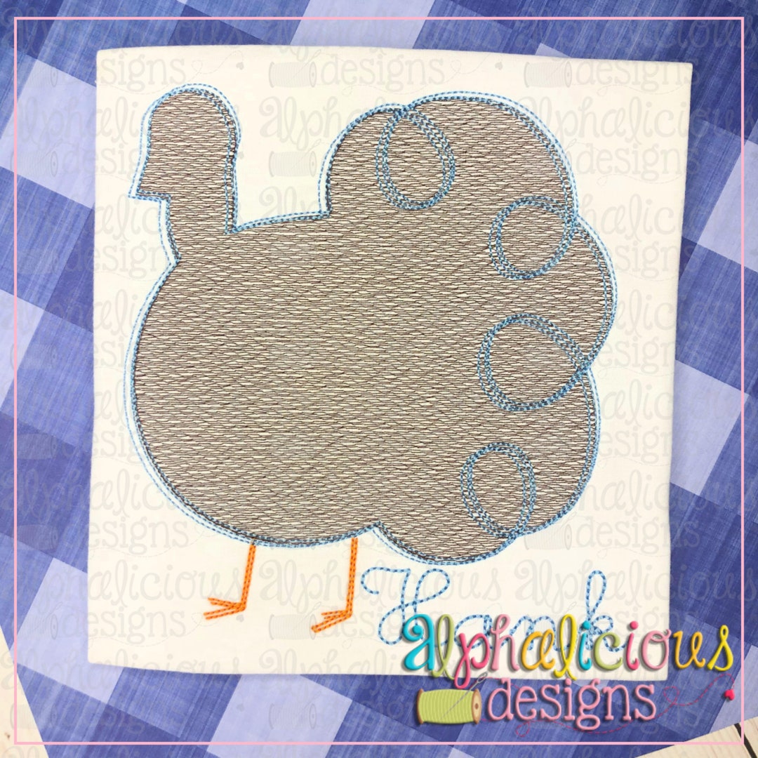 Doodle Turkey - Sketch - Embroidery Design - Quick Stitch - Instant ...