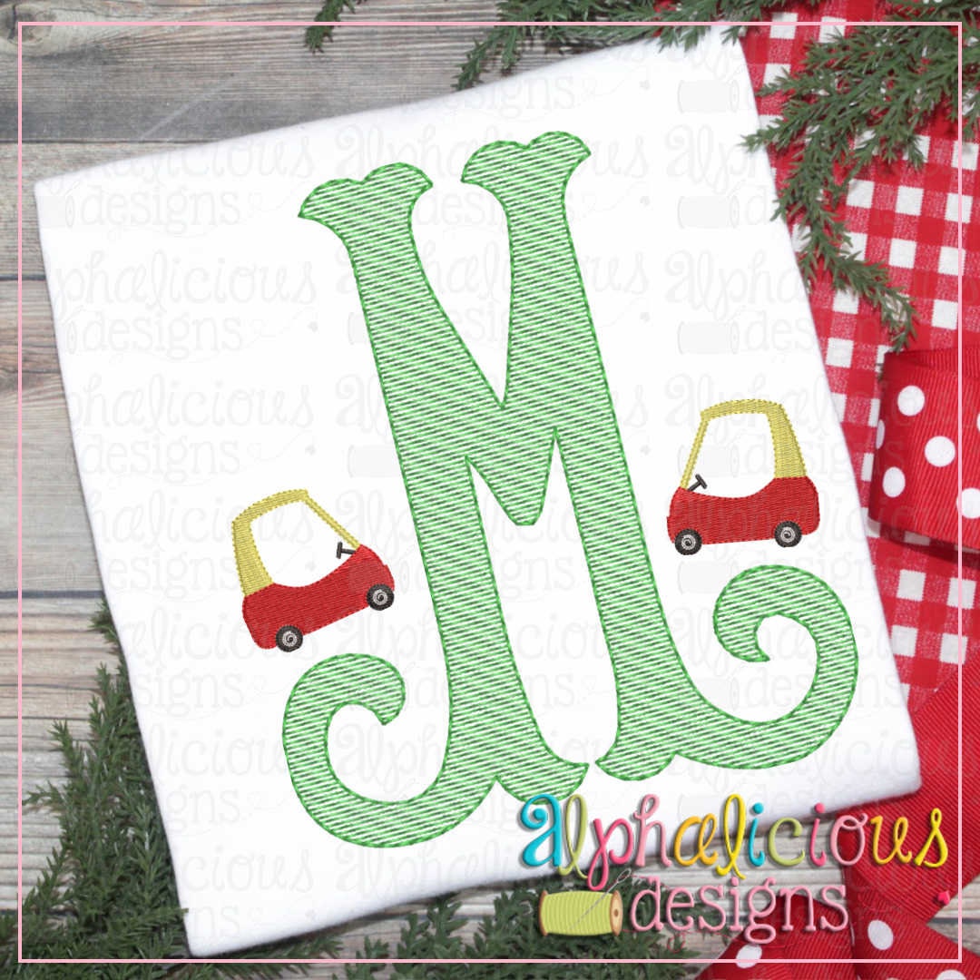 Arabesque Sketch Monogram Embroidery Font Vintage Monogram | Etsy