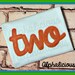 TWO- Cursive Applique Font/design - Etsy
