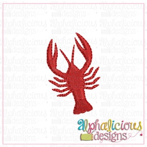 Crawfish - MINI Fill Embroidery Design - Etsy