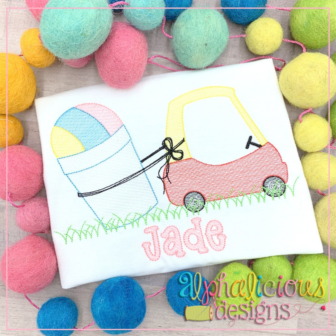 Snowball Coupe Sketch Embroidery Design: 6 Sizes, 9 Formats (instant ...