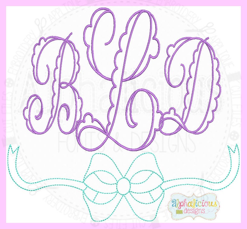 Bow Swag Monogram Frame Laurel Wreath Frame Monogram Frame - Etsy