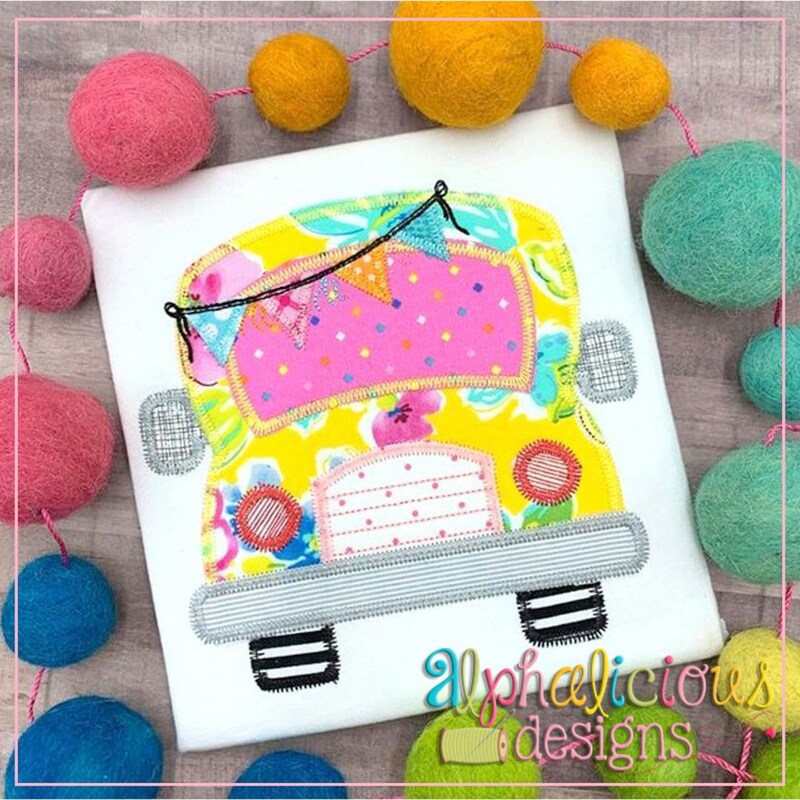 School Bus Appliques - Etsy