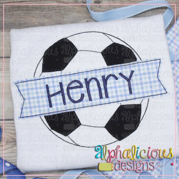 Soccer Applique - Etsy