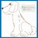 Vintage Pup Design Embroidery Design - Etsy