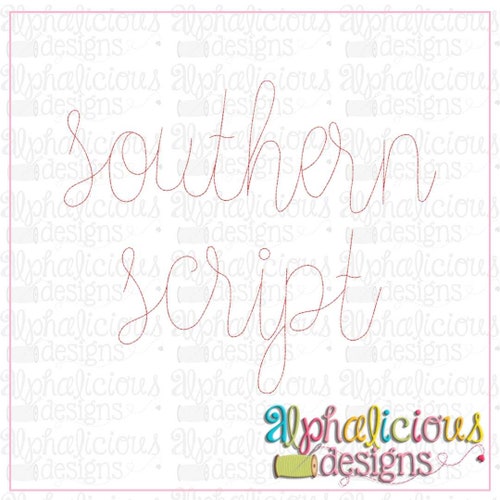 Southern Charm Embroidery Font Set Instant Download - Etsy