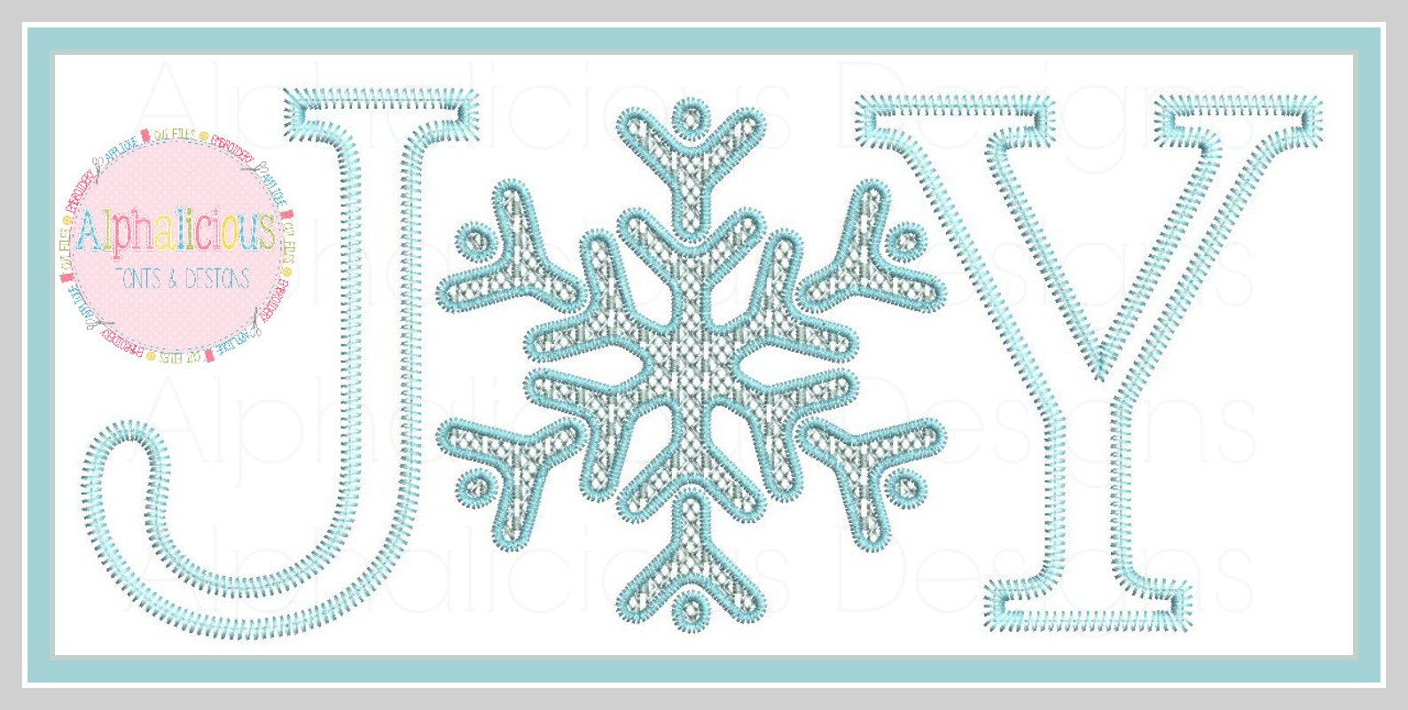 JOY Applique Design-joy Embroidery Design Motif Christmas - Etsy