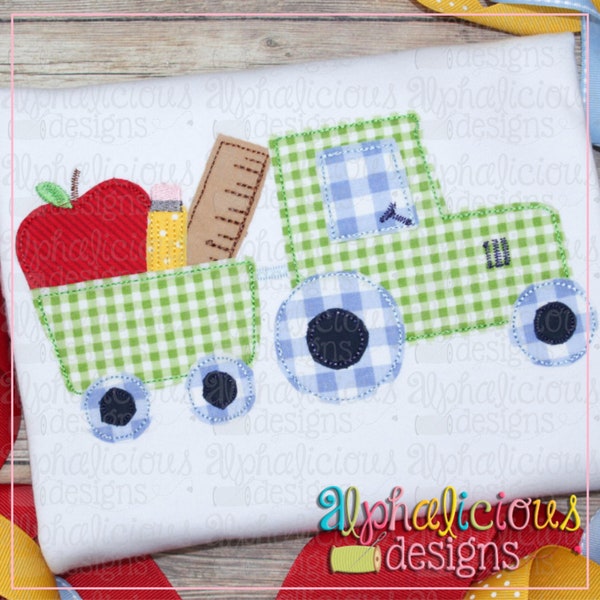 Tractor Applique - Etsy