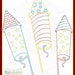 Vintage Rocket Fireworks Design Digitized Embroidery Design - Etsy