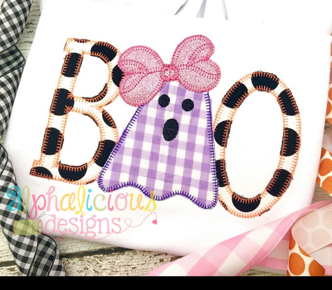BOO With Bow-blanket - Etsy