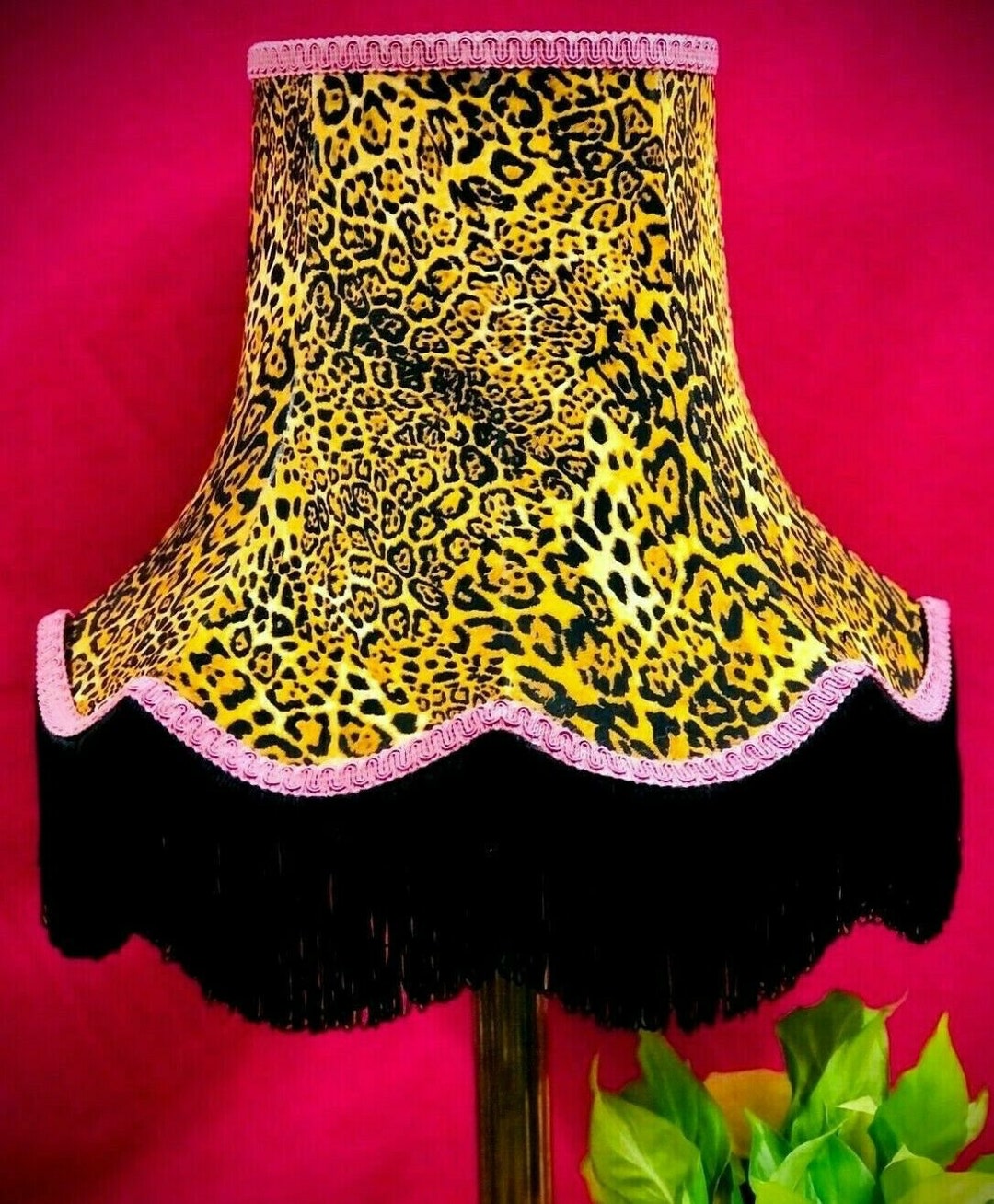 Leopard Print Lampshades Table Lamps Ceiling Lights Night - Etsy
