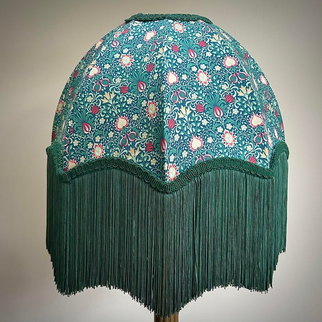 William Morris Persian Fabric Dome Lampshades: Handmade for Ceiling ...