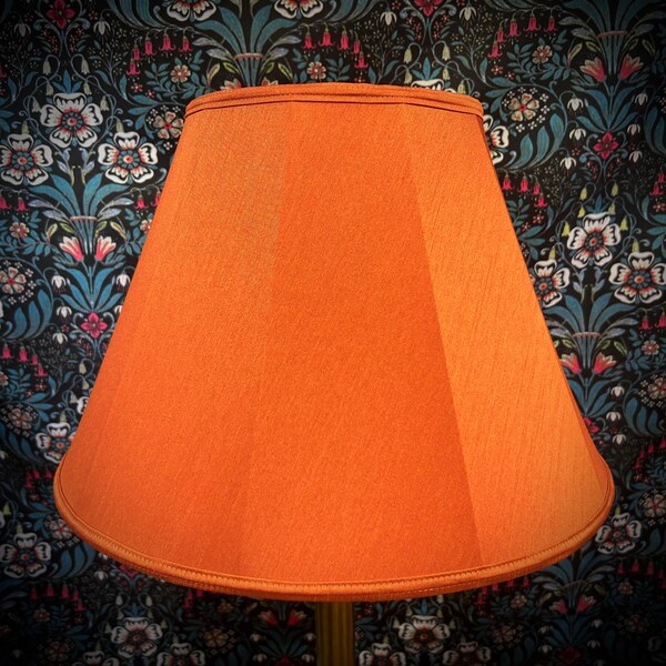 Orange Lampshade - Etsy UK