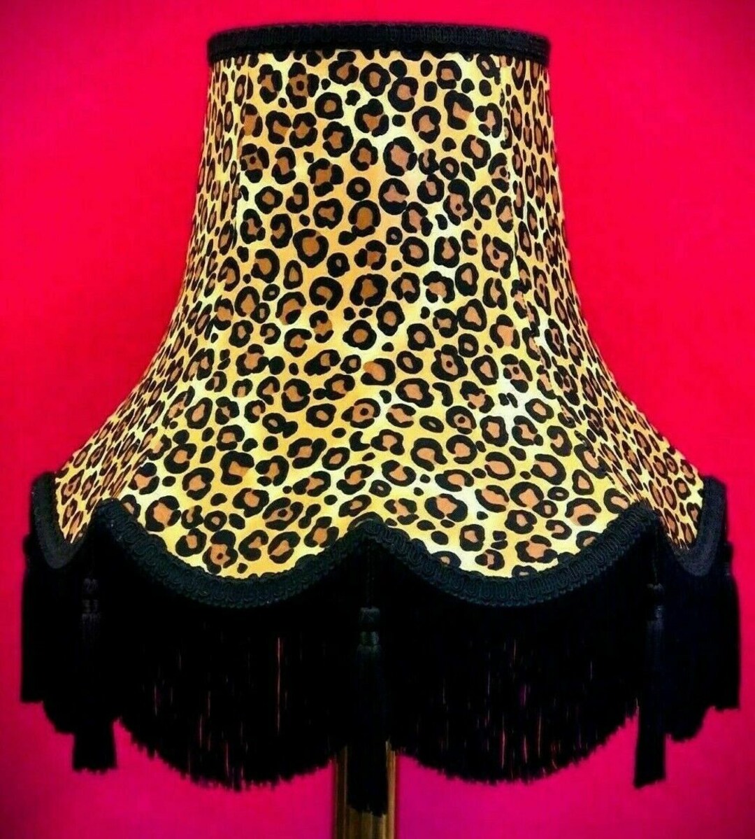 Leopard Print Lampshades Bedside Lamp Shades Wall Lights Table Lamps ...