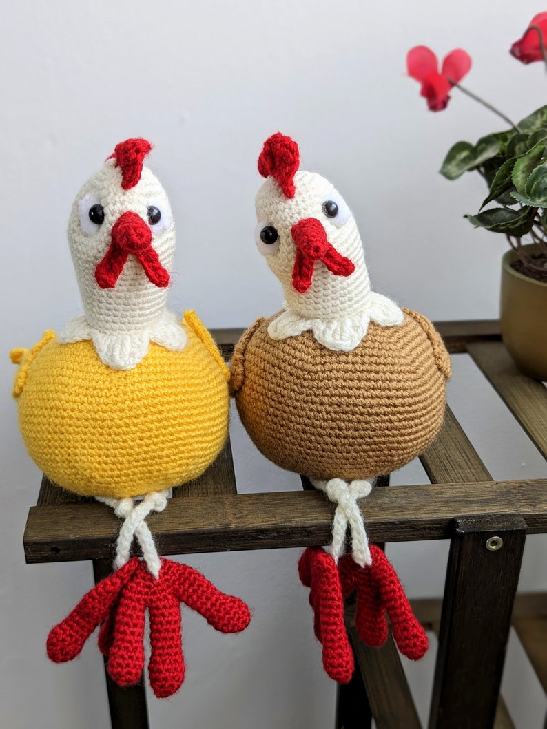 Knitting Pattern.pdf Digital Download.funny Chicken.pattern Download ...