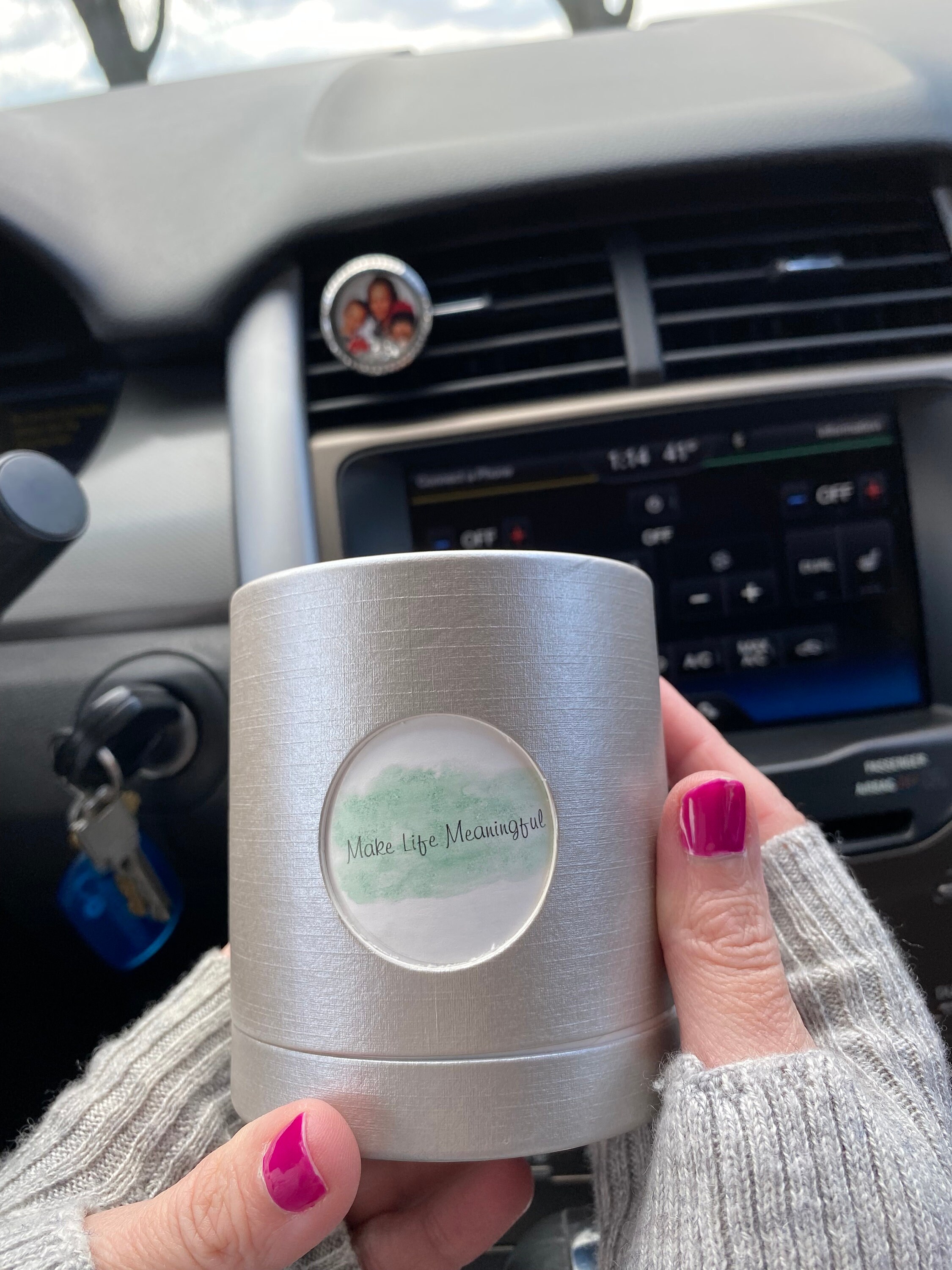 Custom Car Diffuser, Memory Locket for Your Car, Couples Photo Locket ...