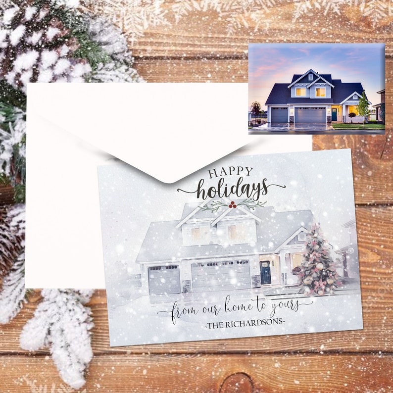 Personalized Christmas Card - Printable Christmas Card - Custom Photo ...