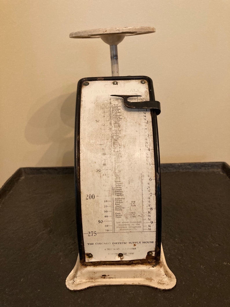 1930’s the Chicago Dietetic Supply House Scale. - Etsy
