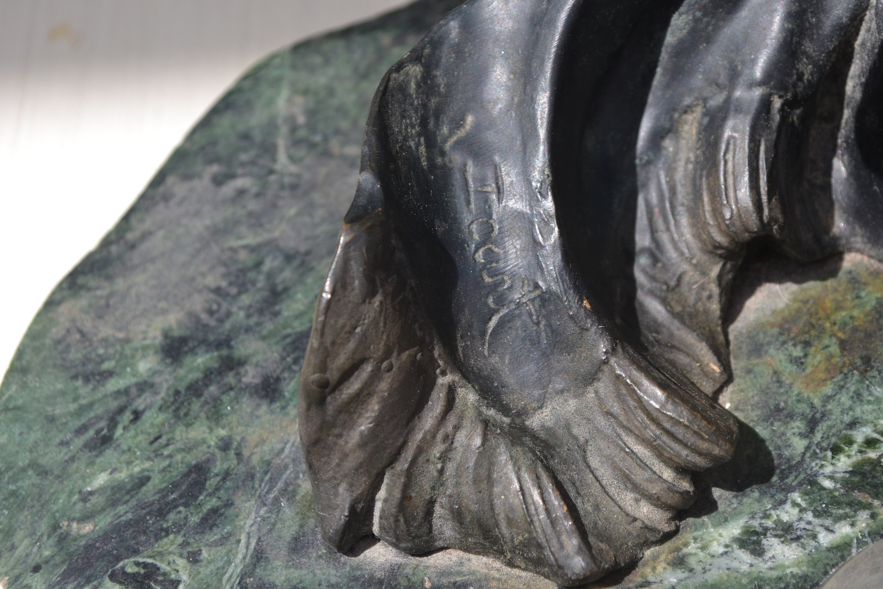 Louis Icart Bronze Fan Dancer Scupture - Etsy