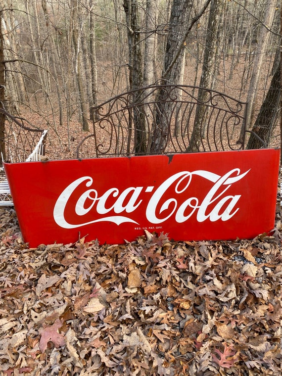 Coca Cola Porcelain Sled Sign - Etsy