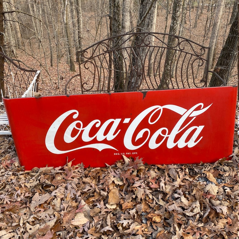 Porcelain Coca Cola Sign - Etsy