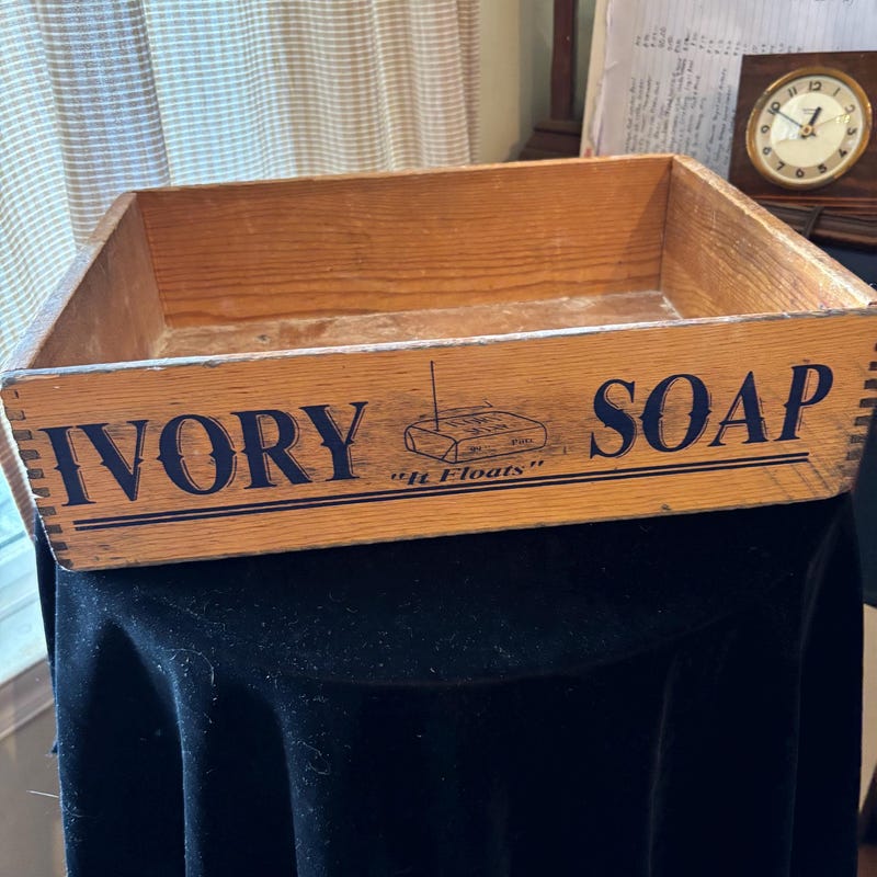 Vintage Soap Box - Etsy