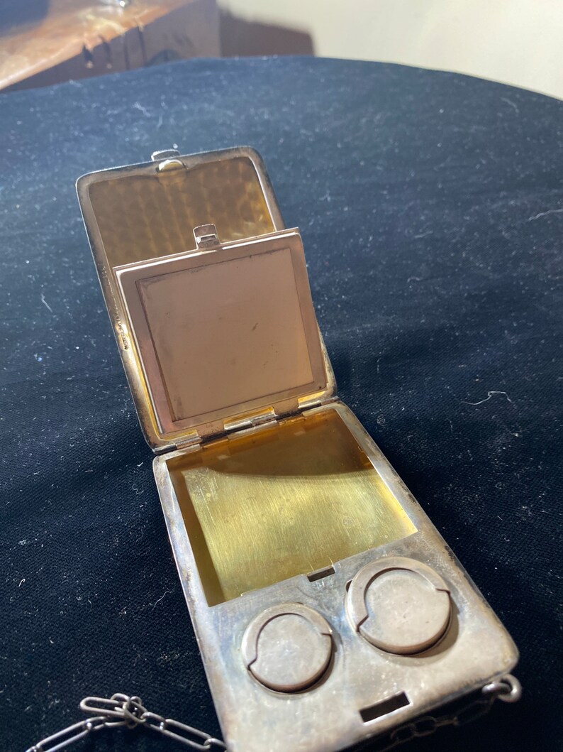 Sterling Silver With Gold Overlay 1920s Coin Purse - Etsy