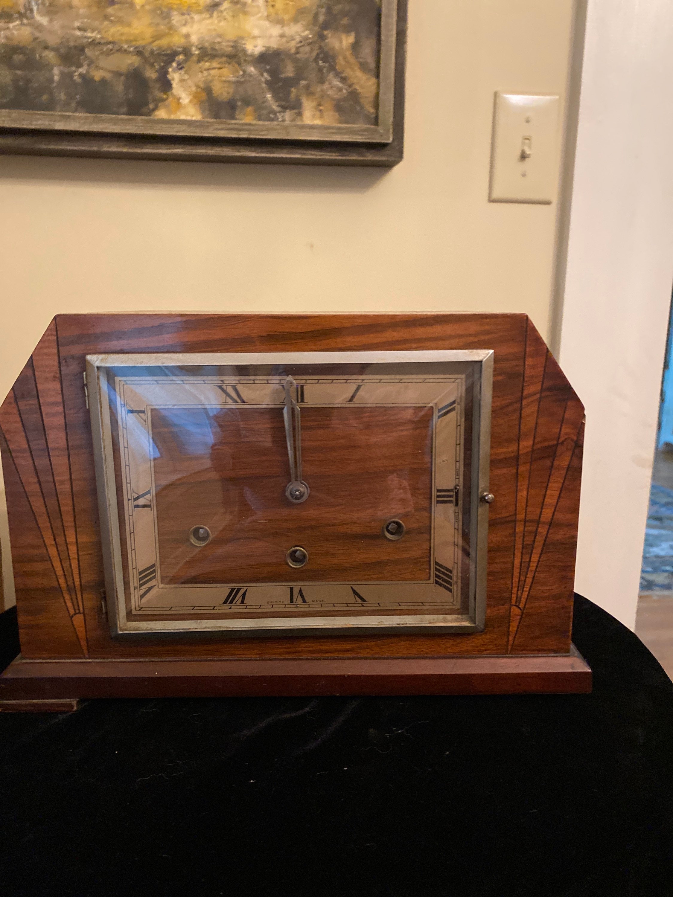 Art Deco Mantle Clock Made by British Anvil - Etsy