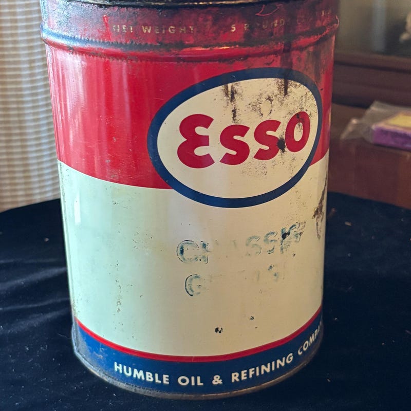 Vintage Esso Oil Cans - Etsy