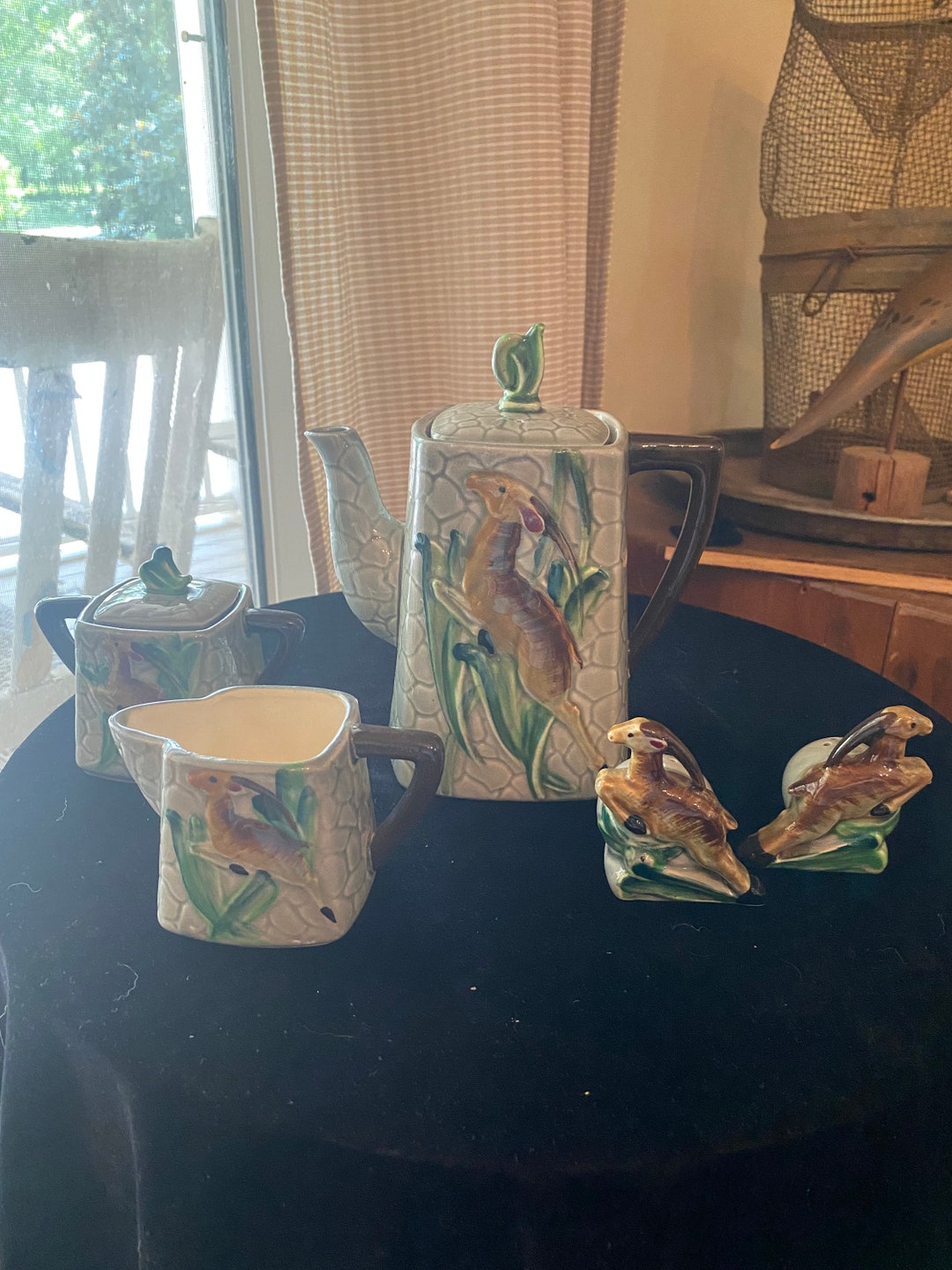L Batlin and Sons Leaping Gazelle Tea Set, Salt and Pepper - Etsy