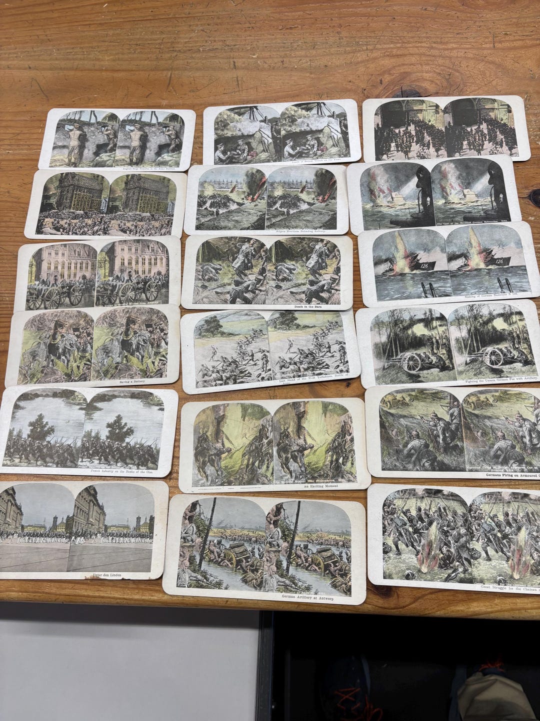 Thirty Six Antique Stereo Cards of World War I. - Etsy