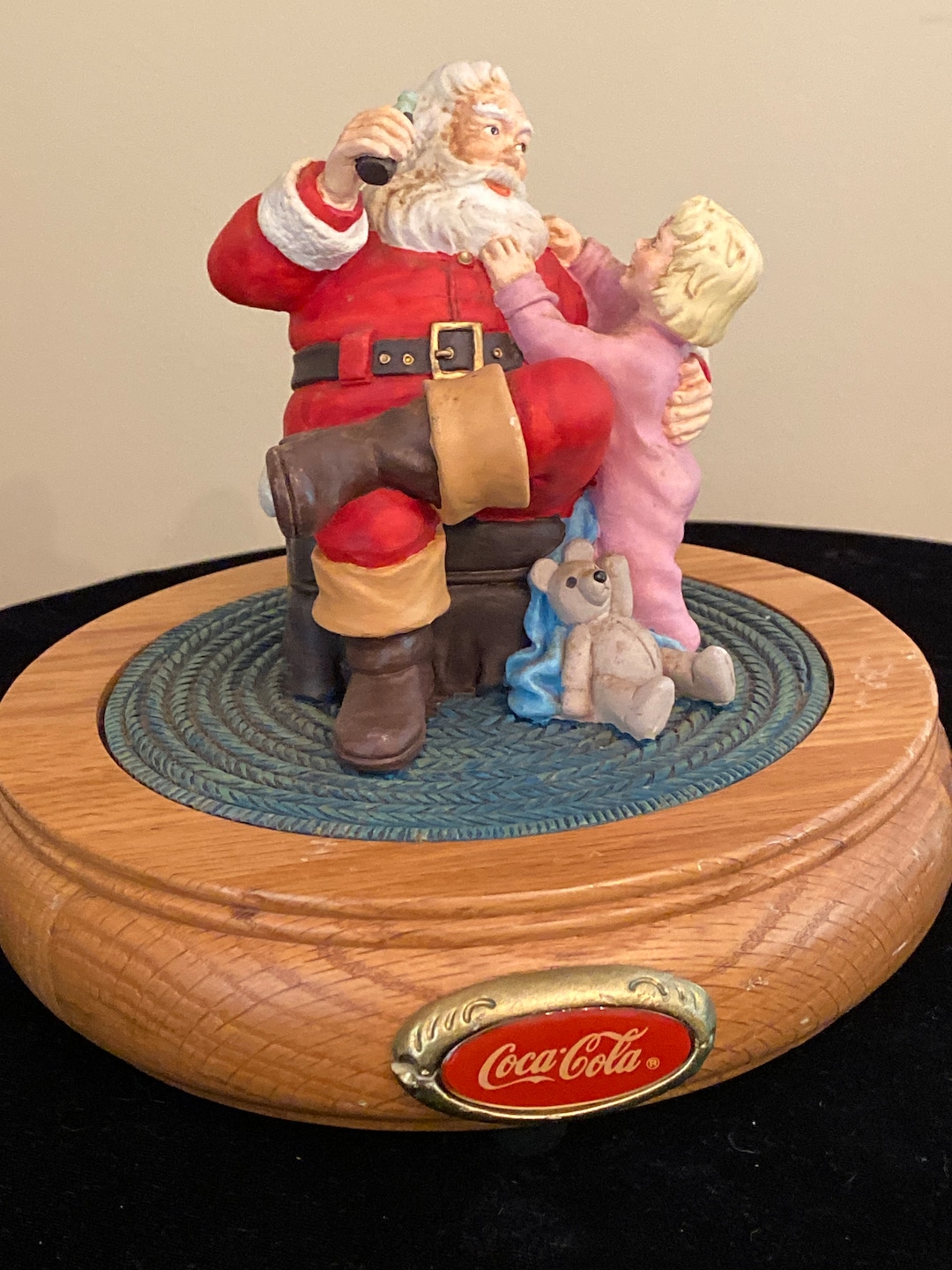 Vintage Santa Coca-cola Music Box - Etsy