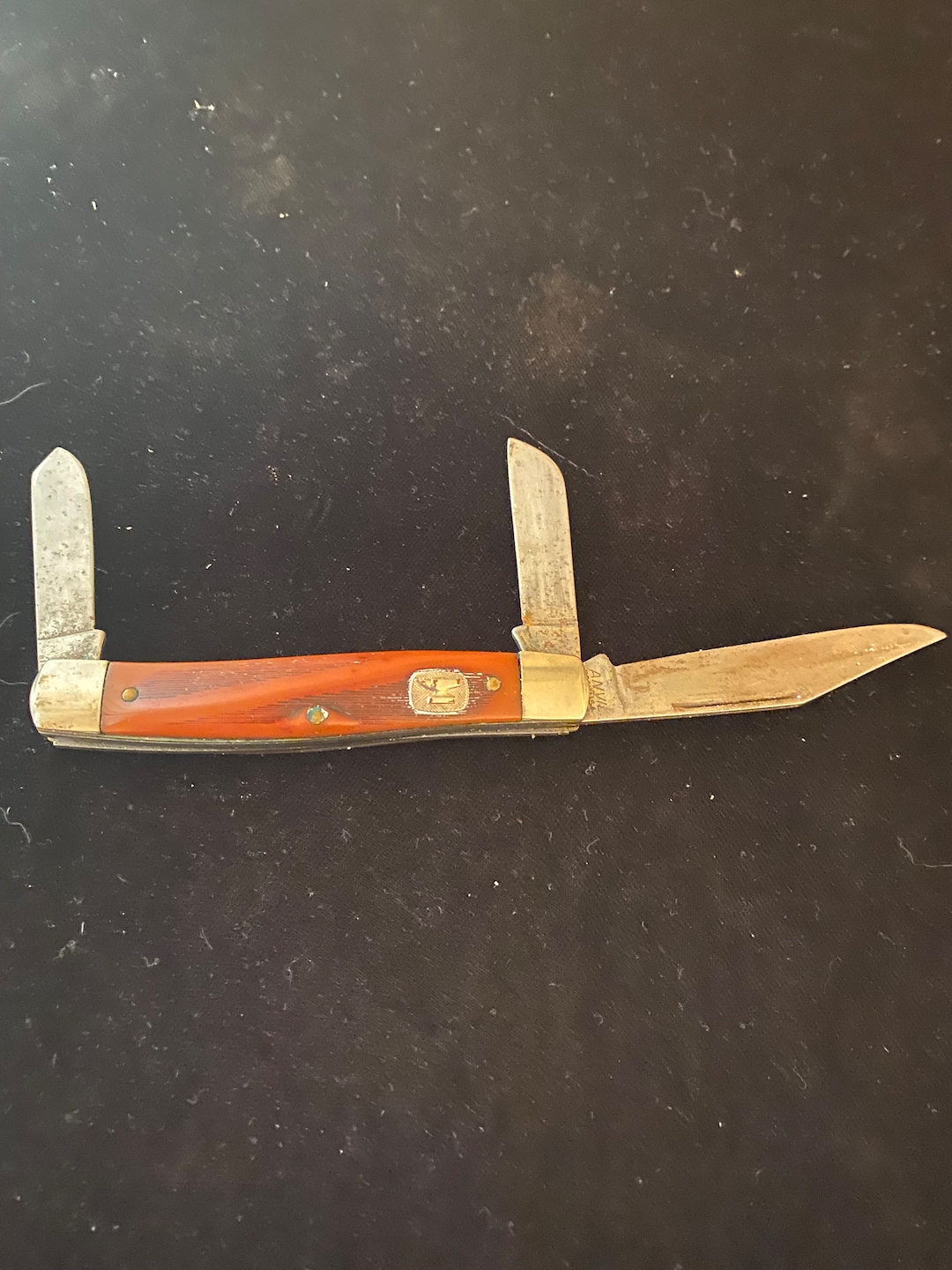 Vintage Anvil Pocket Knife - Etsy
