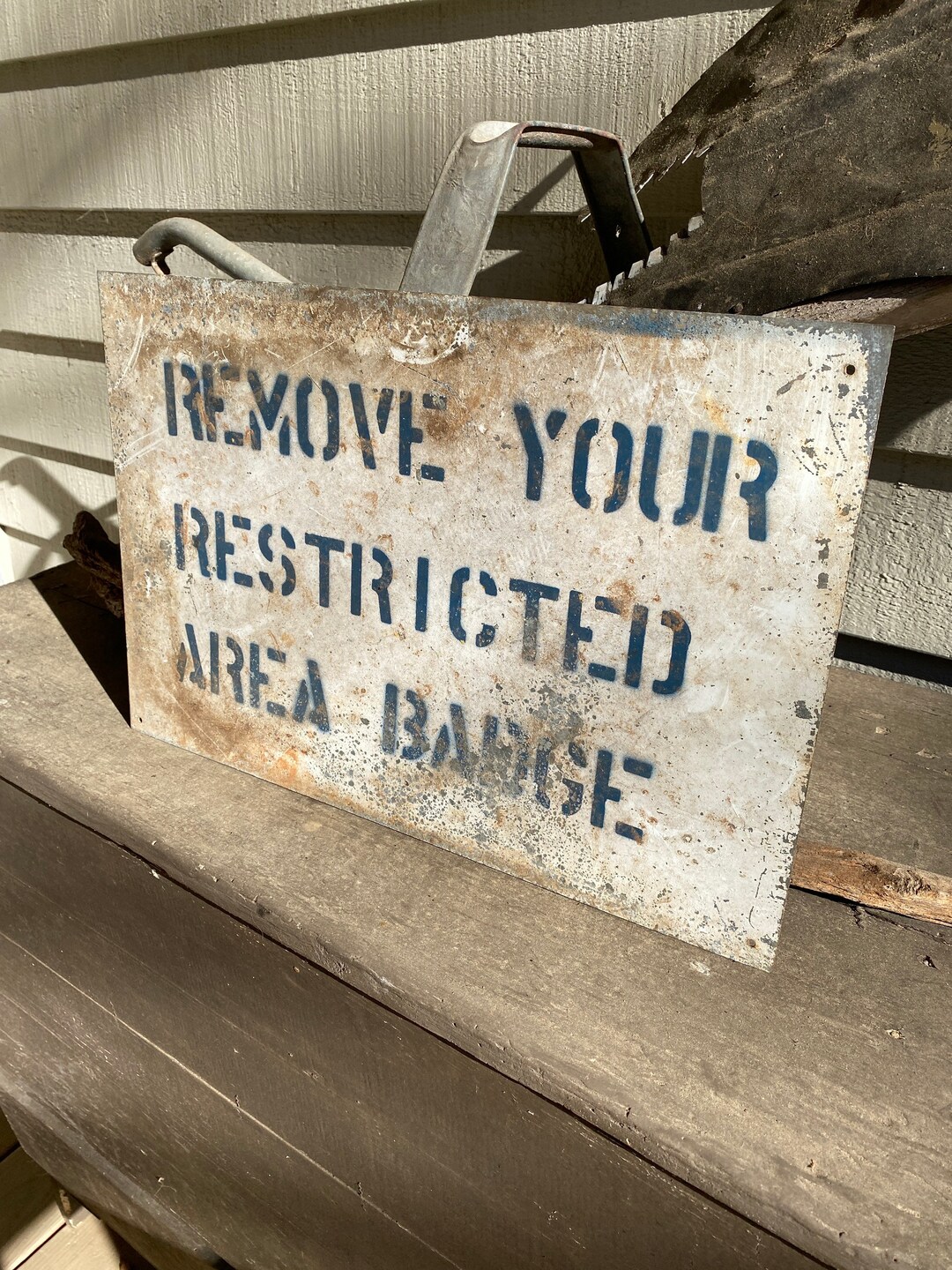 Vintage Military Base Sign - Etsy