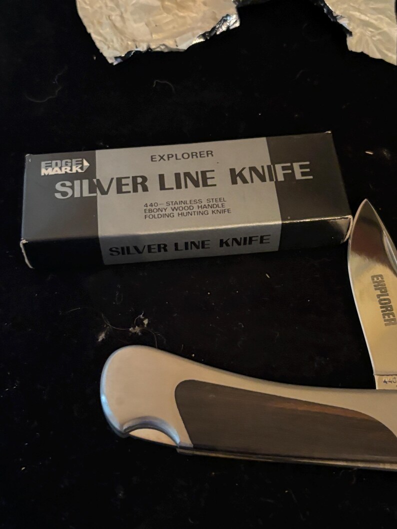 Vintage Edge Mark Silver Line Knife NIB - Etsy